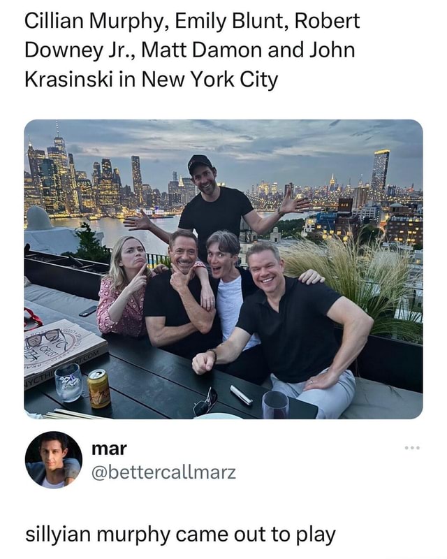 This is the greatest picture of Cillian Murphy I have ever seen 😂 Like ...