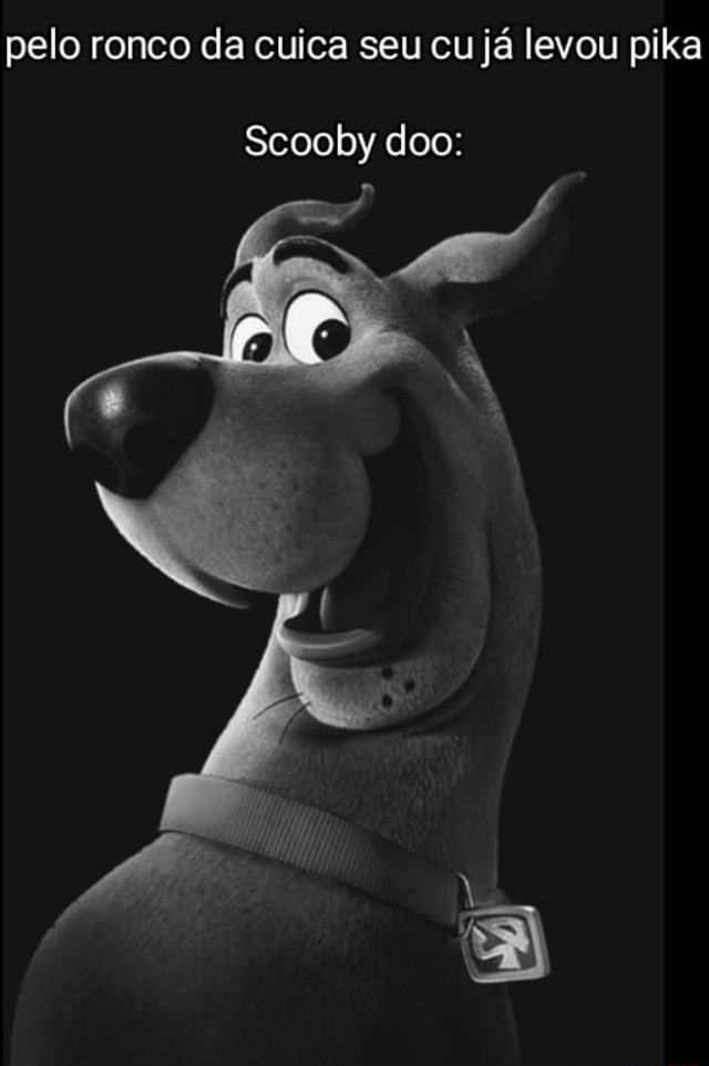 Pelo ronco da cuica seu cu já levou pika Scooby doo: - iFunny