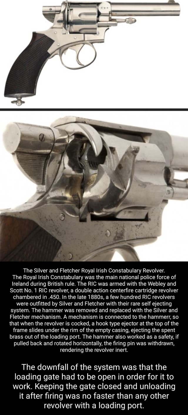 The Silver and Fletcher Royal Irish Constabulary Revolver. The Royal ...