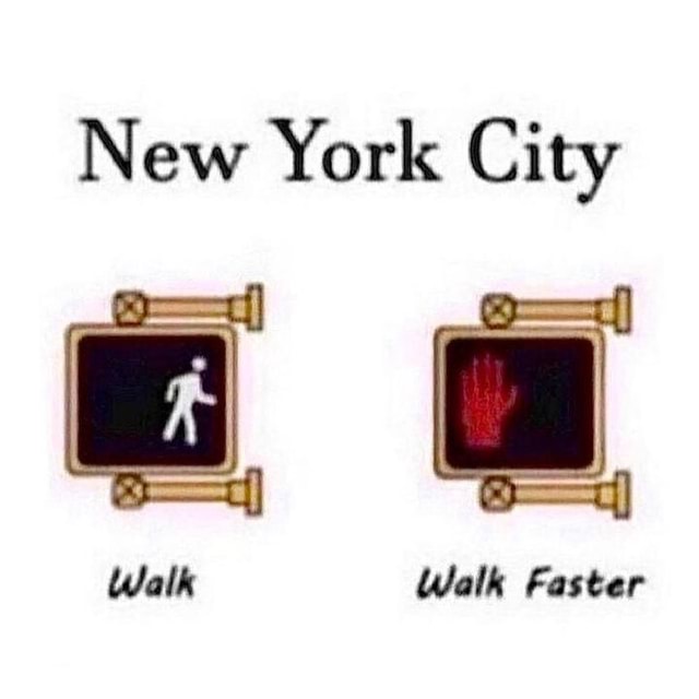 Exactly! 🙌🤣 #mysecretnyc 📷: @yerr.nyc - New York City Walk Walk Faster ...