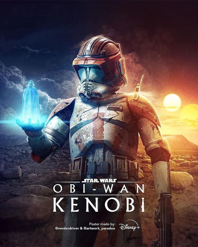 -O BI WAN KENOBI Poster made by: @renderdriver & @artwork paradox DeNep+ - iFunny