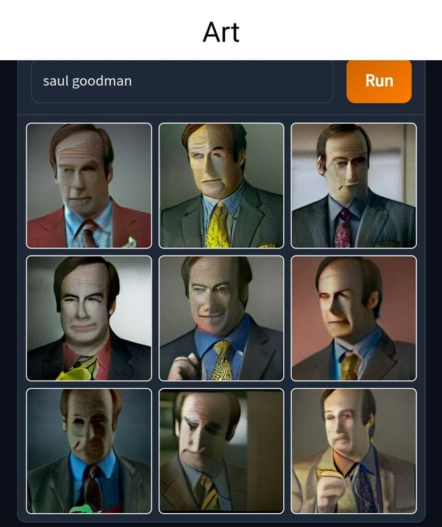 Art Run saul goodman - iFunny