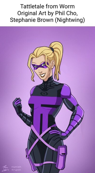 Tattletale from Worm Original Art by Phil Cho, Stephanie Brown ...