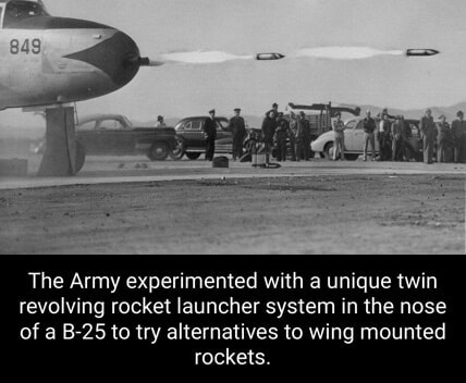 The Army experimented with a unique twin revolving rocket launcher ...