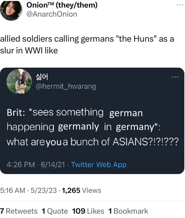 Allied soldiers calling germans "the Huns" as a slur in WWI like Brit ...