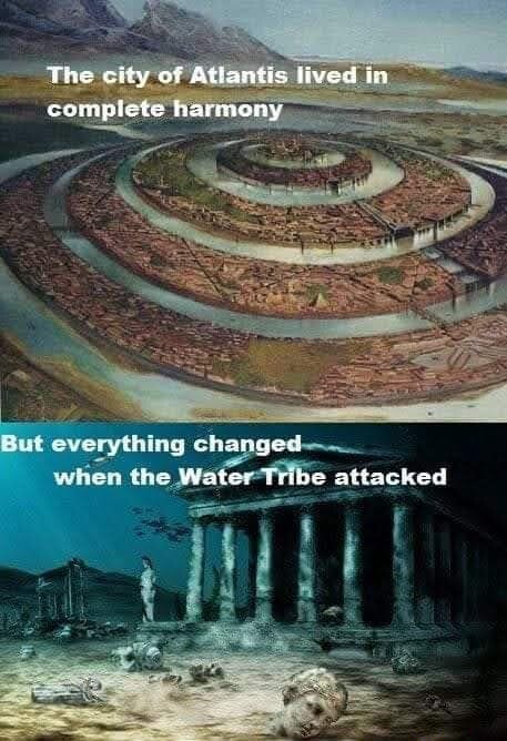 The city of Atlantis fived in complete harmony But everything changed ...