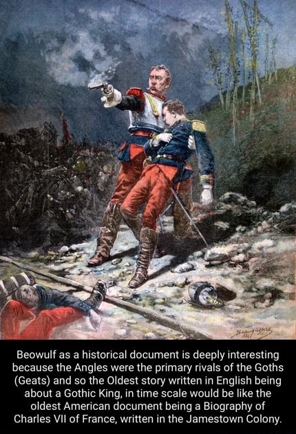 Beowulf as a historical document is deeply interesting because the ...