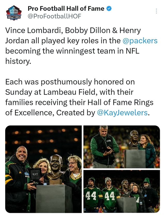 Pro Football Hall of Fame @ @ProFootballLHOF Vince Lombardi, Bobby ...