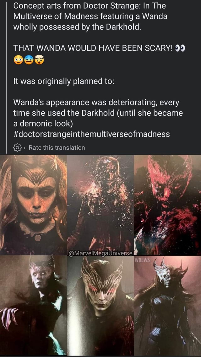 Concept arts from Doctor Strange: In The Multiverse of Madness ...