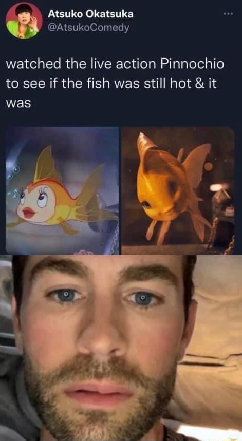 Atsuko Okatsuka @AtsukoComedy watched the live action Pinnochio to see ...