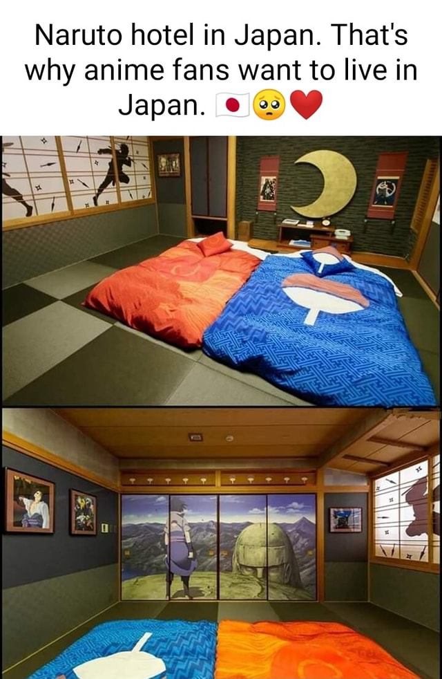 Naruto hotel in Japan. That's why anime fans want to live in Japan ...