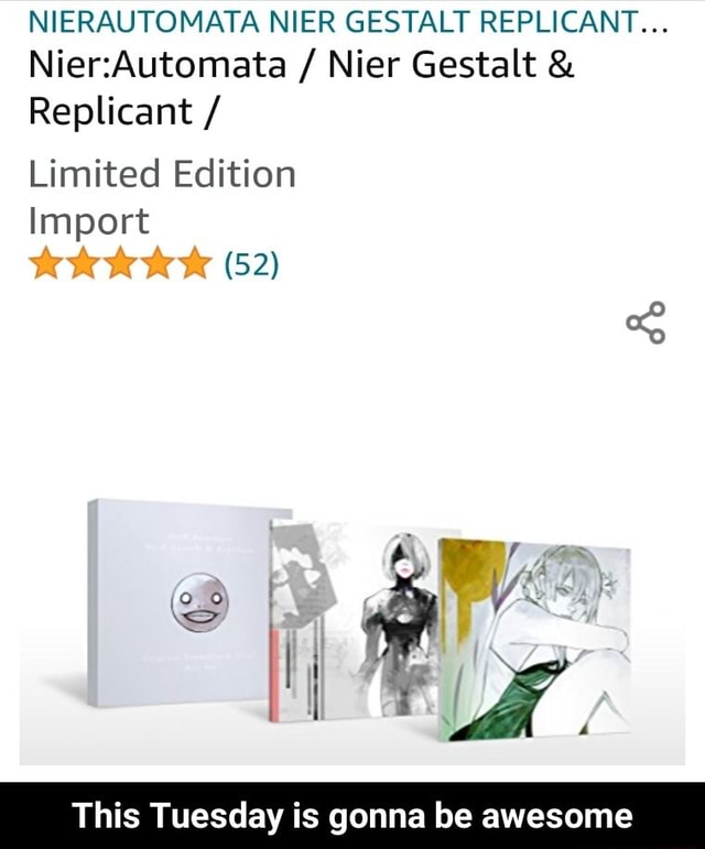 NIERAUTOMATA NIER GESTALT REPLICANT... / Nier Gestalt & Replicant ...