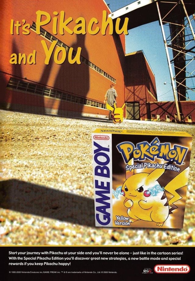 Start your journey with Pikachu at your side and you'll never be alone ...