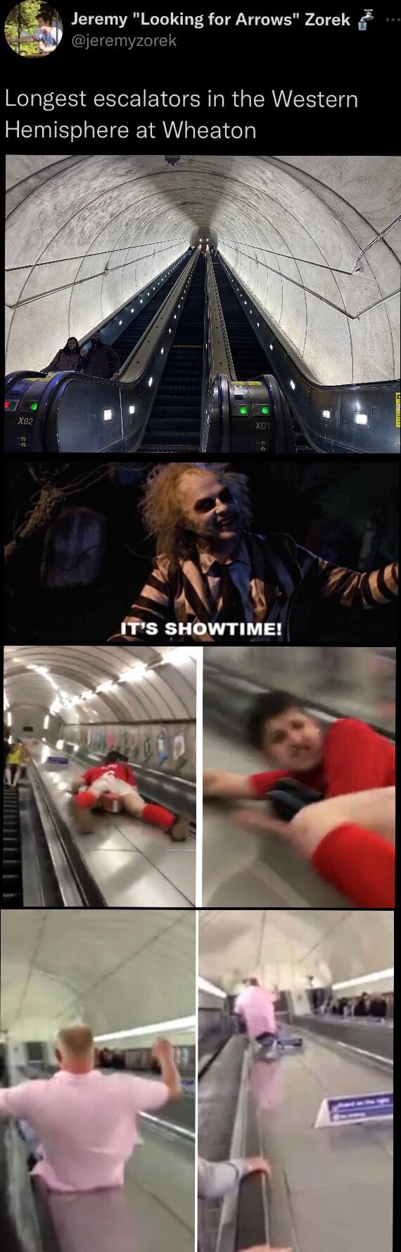 Jeremy "Looking for Arrows" Zorek Longest escalators in the Western ...