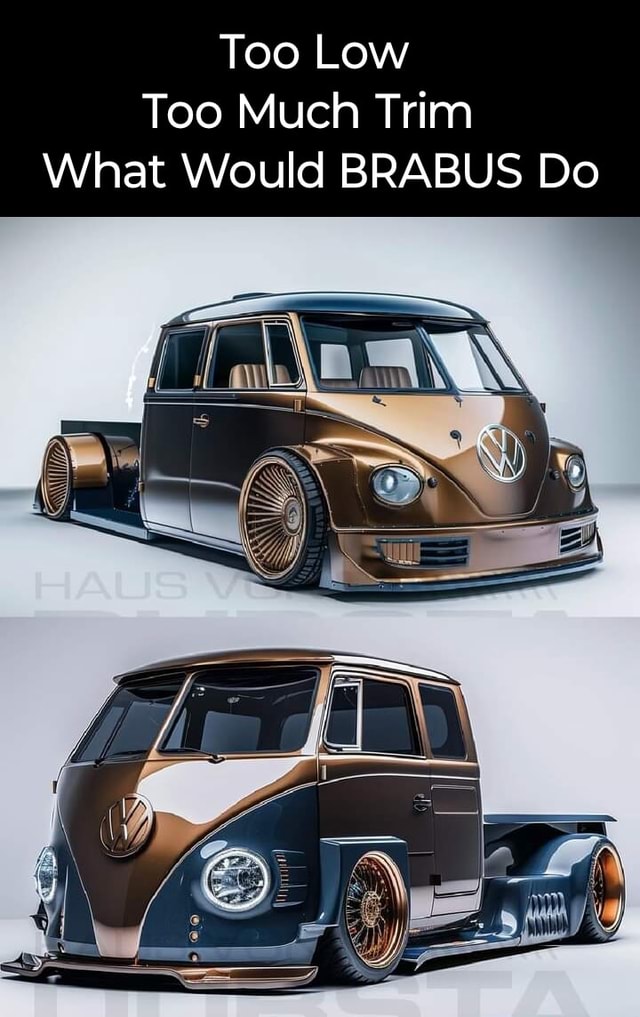Too Low Too Much Trim What Would BRABUS Do - America’s best pics and videos