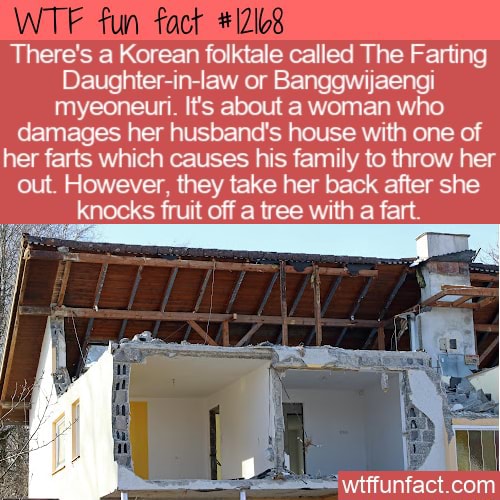 Fun Theres Korean Folktale Called The Farting Daughter In Law Or