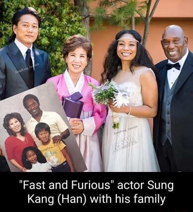 "Fast and Furious" actor Sung Kang (Han) with his family - iFunny