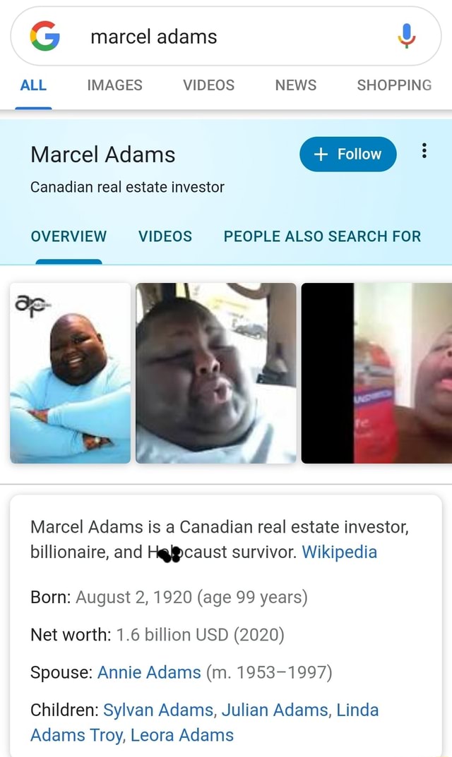 Marcel Adams É OVERVIEW VIDEOS PEOPLE ALSO SEARCH FOR Marcel Adams is a ...