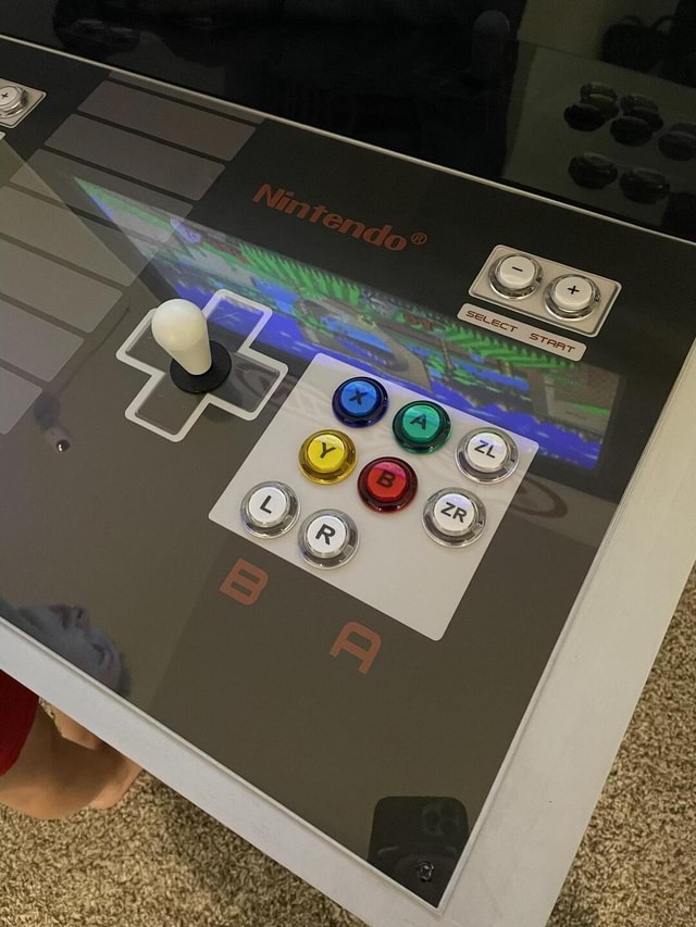 Final modifications to custom Nintendo Arcade Cabinet - iFunny