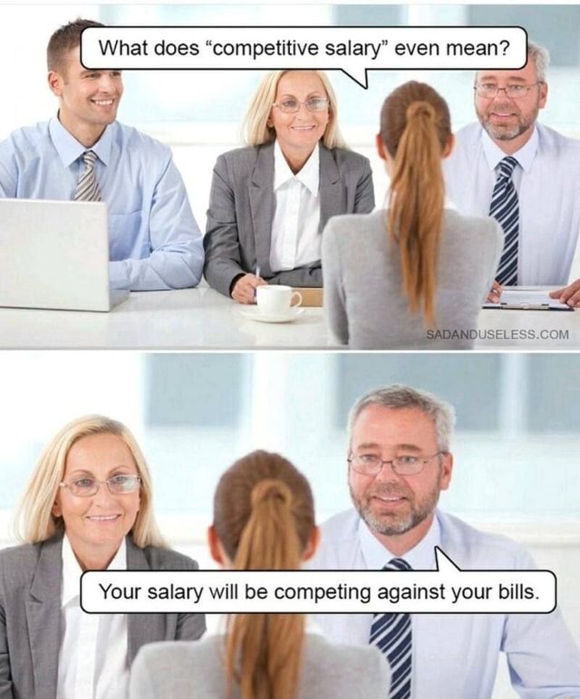 What does "competitive salary" even mean? I Your salary will be ...
