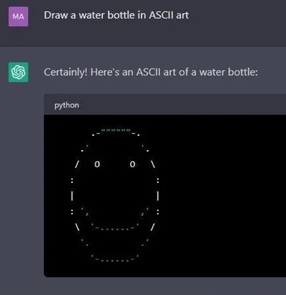 Giaw @ water bettle in ASCII Certainly! Here's an ASCII art of a water ...