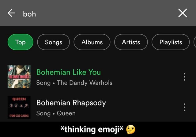 Boh (Tee ) QUEEN Bohemian Like You Song " The Dandy Warhols Bohemian ...