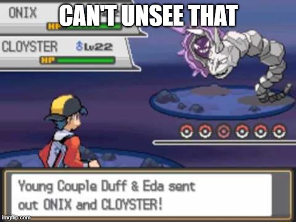 UNSEE Young Couple Duff Eda sent out ONIX and CLOYSTER! - iFunny