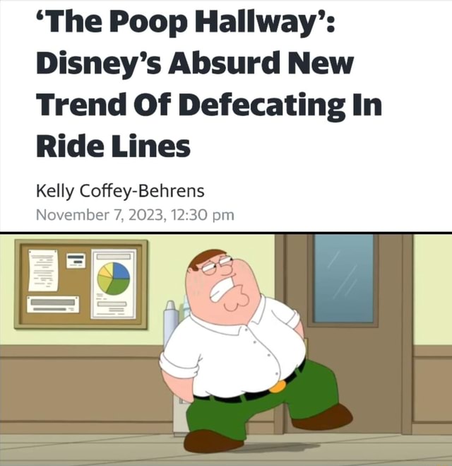 'The Poop Hallway': Disney's Absurd New Trend Of Defecating In Ride ...
