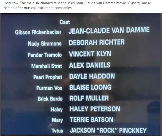 Music to the gears - Cast Gibson Rickenbacker Nady Simmons Fender ...