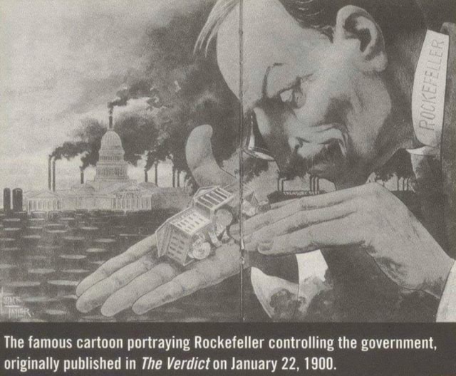 SS The famous cartoon portraying Rockefeller controlling the government ...