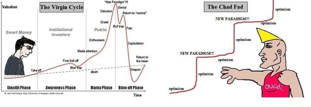 "New Paradigm it \Valuation Virgin Cycl The Chad Fad - iFunny