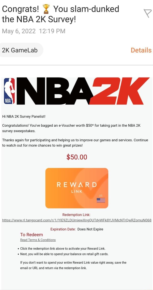 Congrats! You slam-dunked the NBA Survey! May 6, 2022 PM GameLab ...