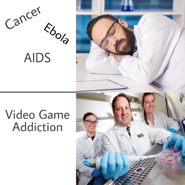 Video Game Addiction - iFunny