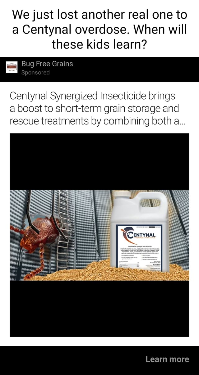 We just lost another real one to Centynal overdose. When will these ...