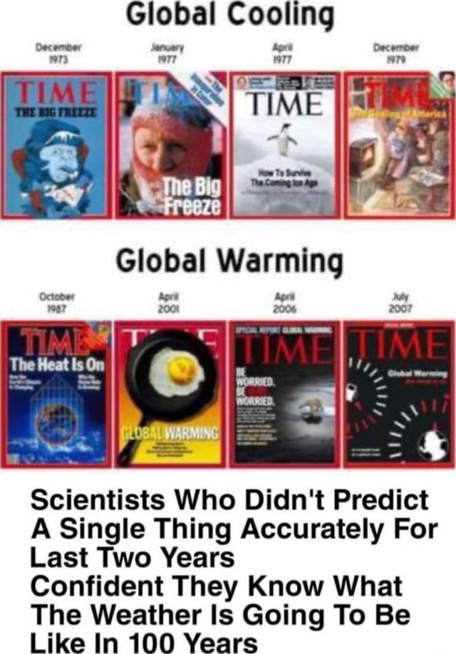 Ec ember Global Cooling TIME Global Warming The Heat Is On Ape duty I ...