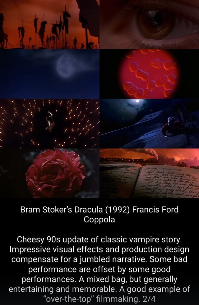 Bram Stoker's Dracula (1992) Francis Ford Coppola Cheesy update of ...