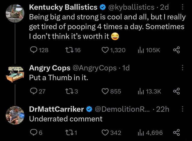 Kentucky Ballistics @ @kyballistics - Being big and strong is cool and ...