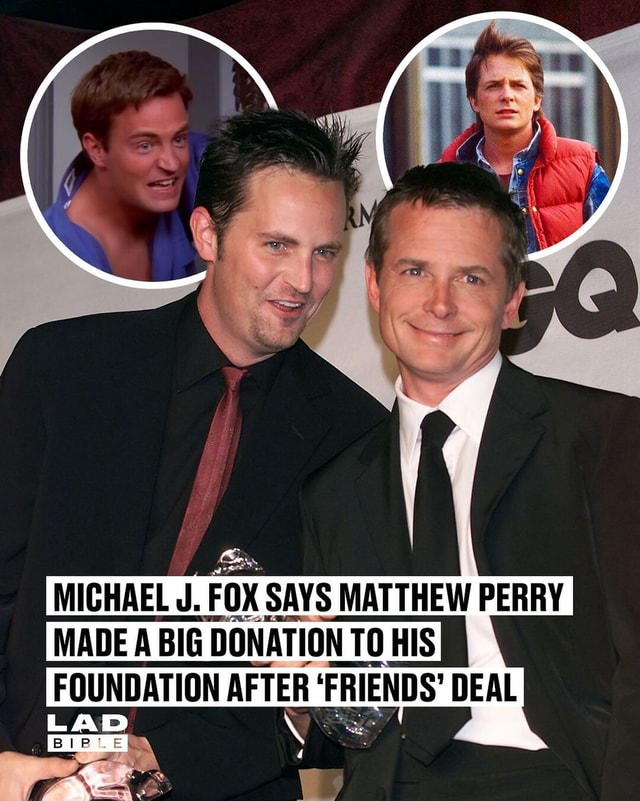 This just shows what a brilliant guy Matthew Perry was 👏 When he inked ...