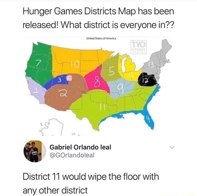 Hunger Games Districts Map has been released! What district is everyone ...