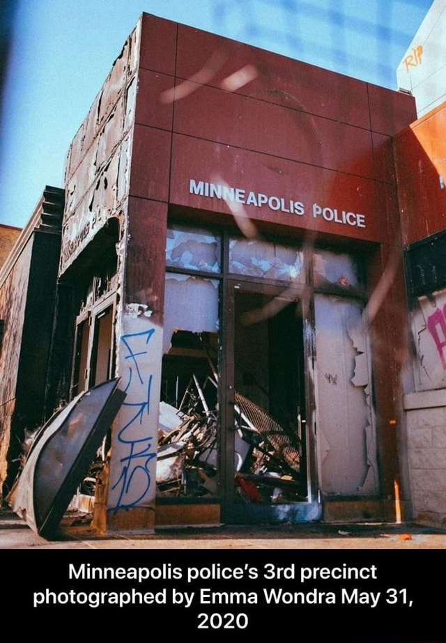 Minneapolis police's 3rd precinct photographed by Emma Wondra May 31 ...