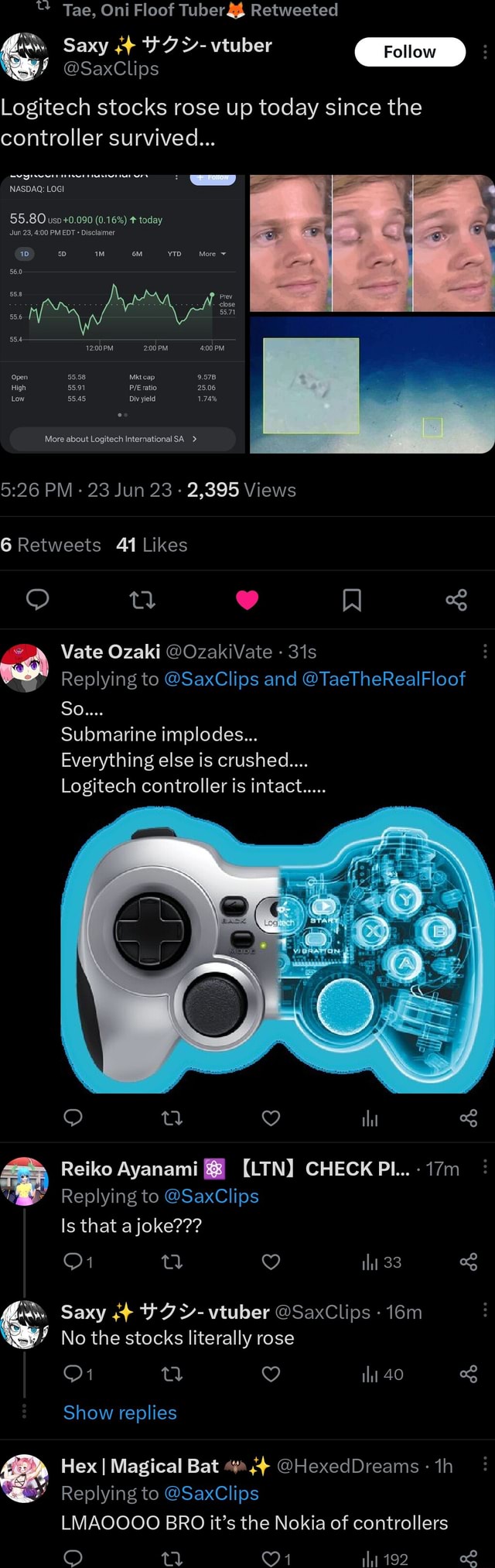 Tae, Oni Floof Tuber4g Retweeted Saxy 44 - vtuber @SaxClips Logitech ...