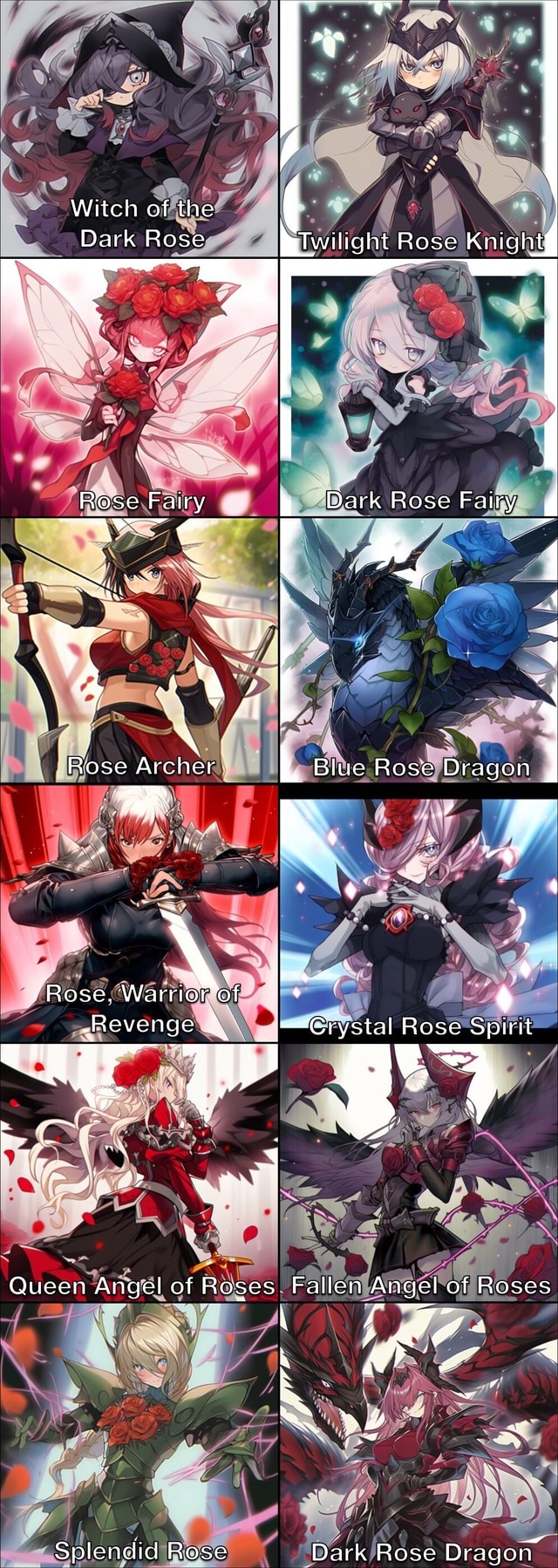 Witch of the Dark Rose wilight Rose Knight Rose Fairy Dark Rose Fairy ...