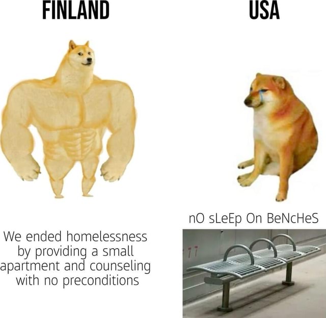FINLAND USA nO sLeEp On BeNcHeS We ended homelessness by providing a ...