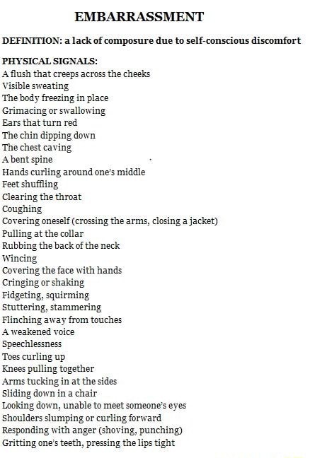 EMBARRASSMENT DEFINITION: a lack of composure due to self-conscious ...