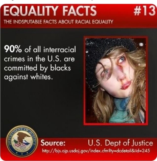 EQUALITY FACTS #13 THE INDSPUTABLE FACTS ABOUT RACIAL EQUALITY 90% of ...