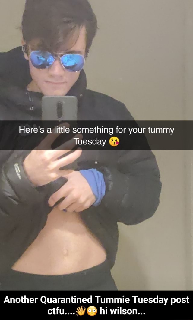 Here's a little something for your tummy Tuesday Another Quarantined ...