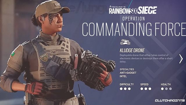 SIEGE OPERATION COMMANDING FORCE KLUDGE DRONE Deployable drone that ...