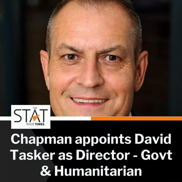 I Chapman appoints David Tasker as Director - Govt & Humanitarian - iFunny