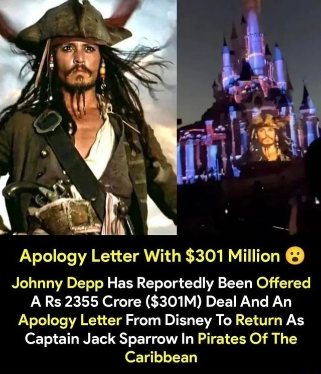 Apology Letter With $301 Million Johnny Depp Has Reportedly Been ...