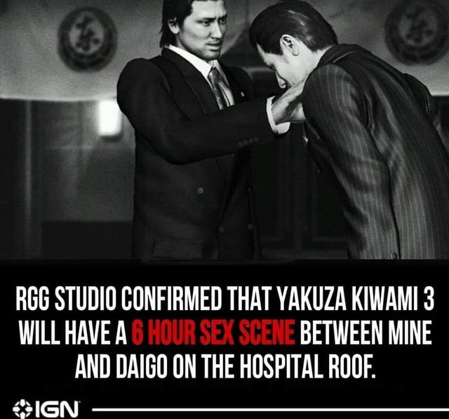 REG STUDIO CONFIRMED THAT YAKUZA KIWAMI 3 WILL HAVE A BETWEEN MINE AND ...